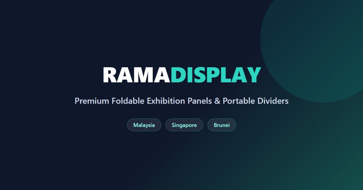 Folding Display Board & Papan Pameran Malaysia